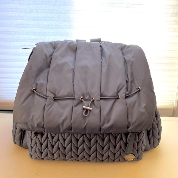 Bags | Happ Brand Diaper Bag Levy Backpack Ash Blue | Poshmark